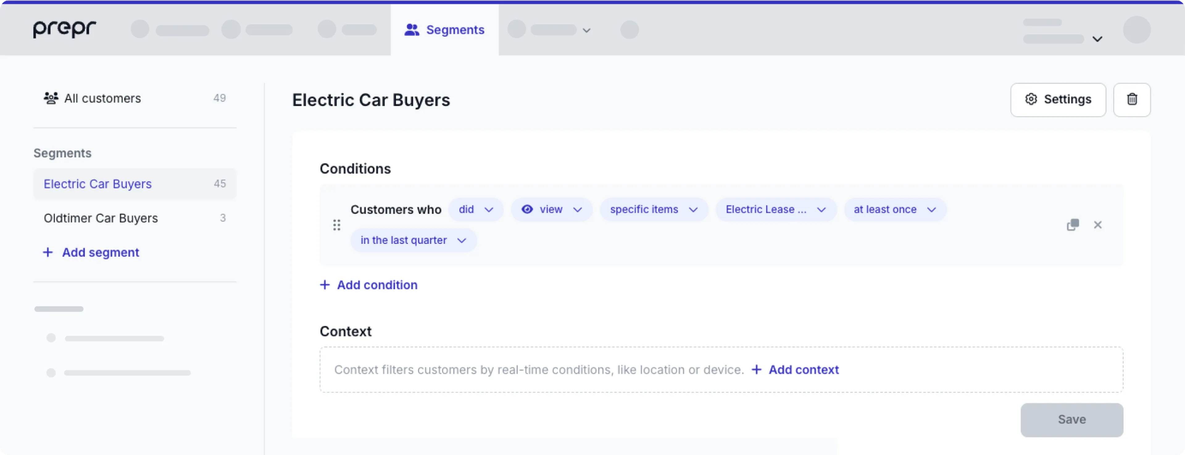 Guide to managing segments in Prepr – Prepr docs