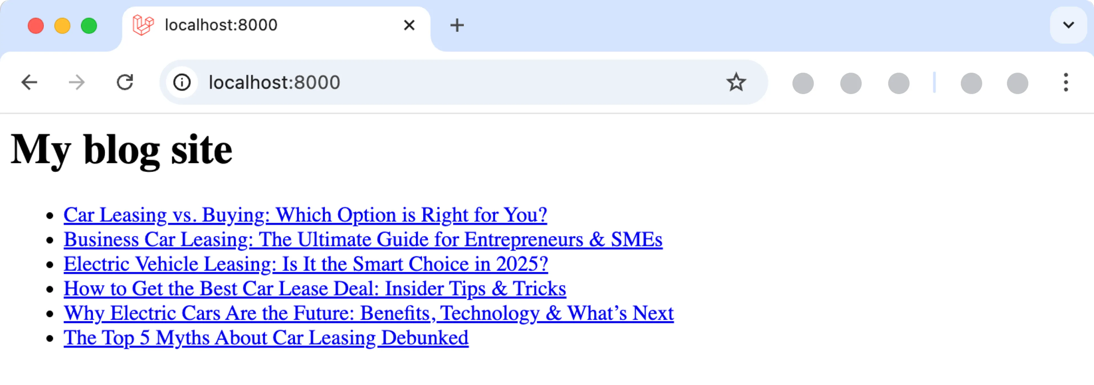 Laravel quick start guide to connect Prepr CMS – Prepr docs
