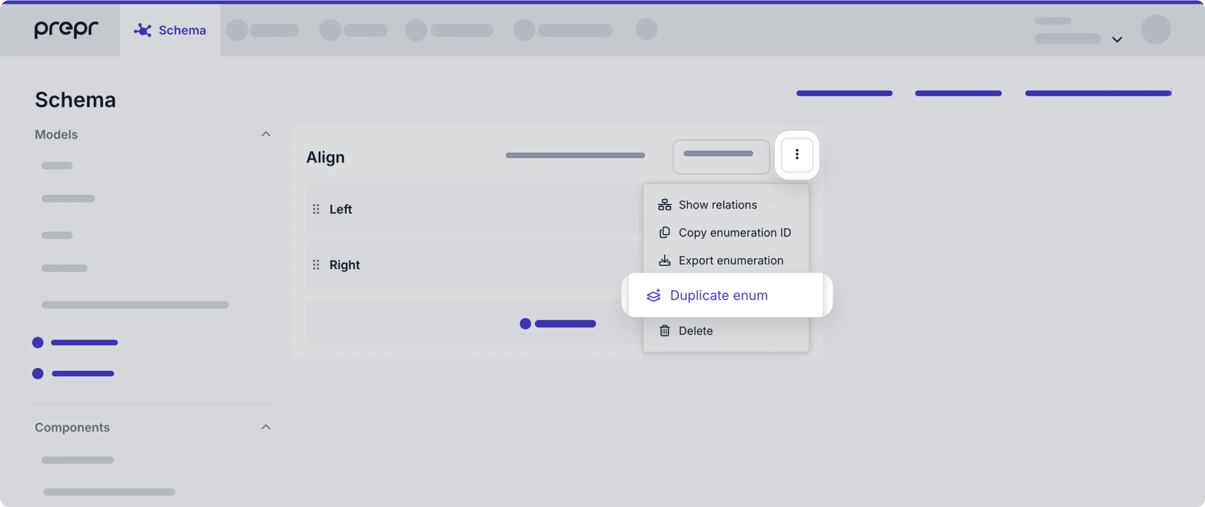 Managing enumerations – Prepr docs