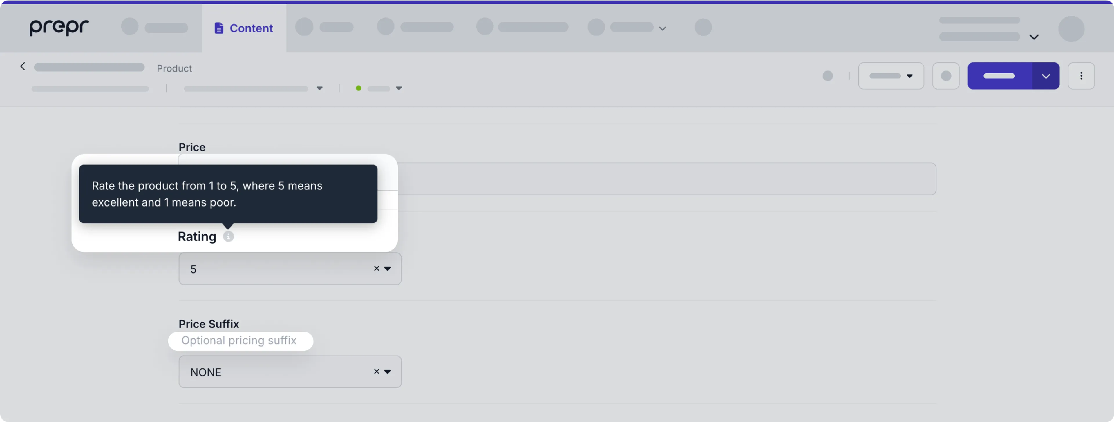 Managing content items in Prepr guide – Prepr docs