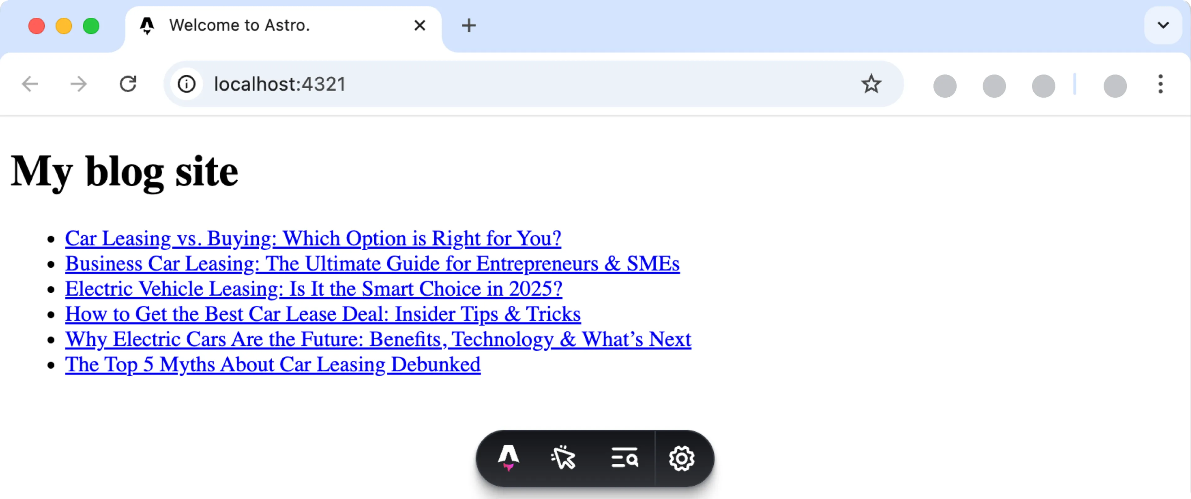Astro quick start guide to connect Prepr CMS – Prepr docs