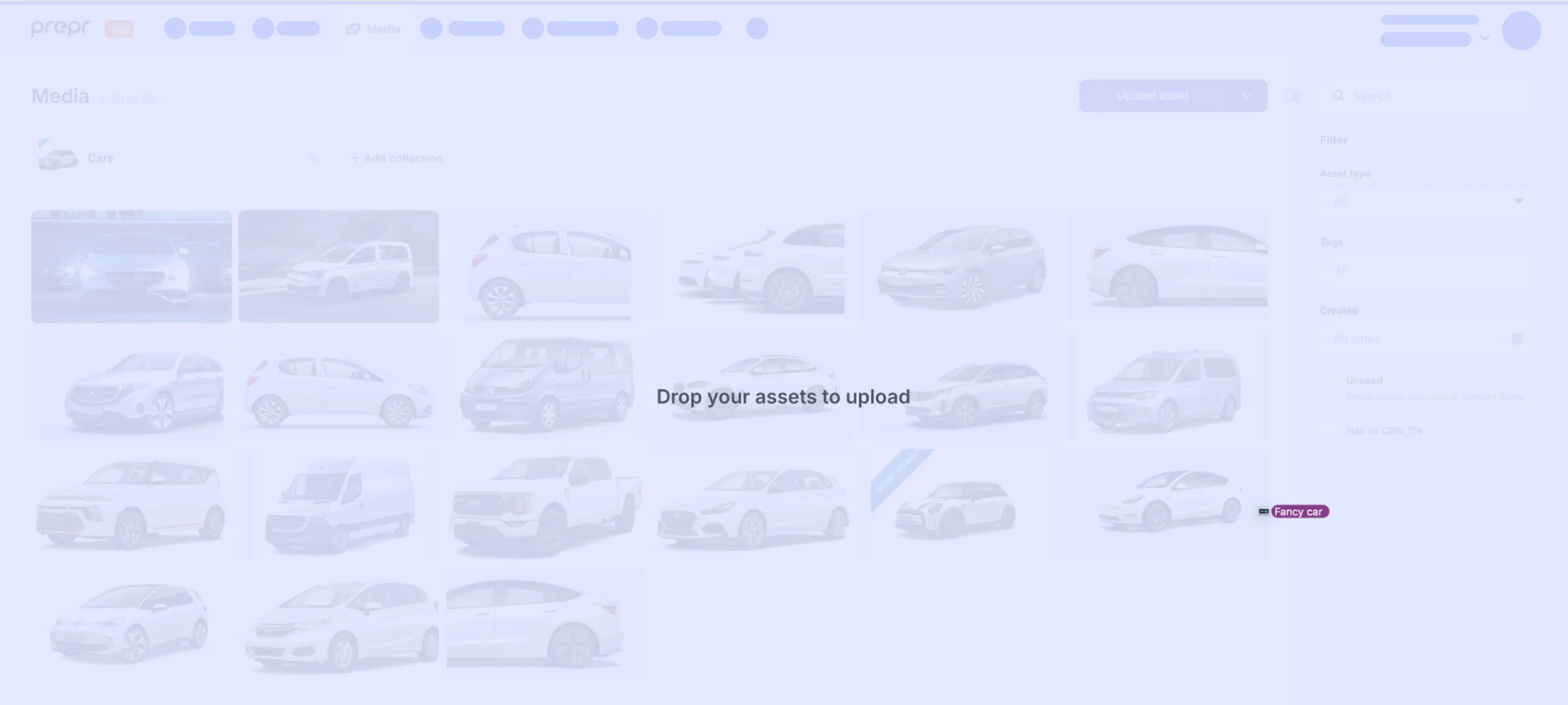 Managing assets in Prepr – Prepr docs
