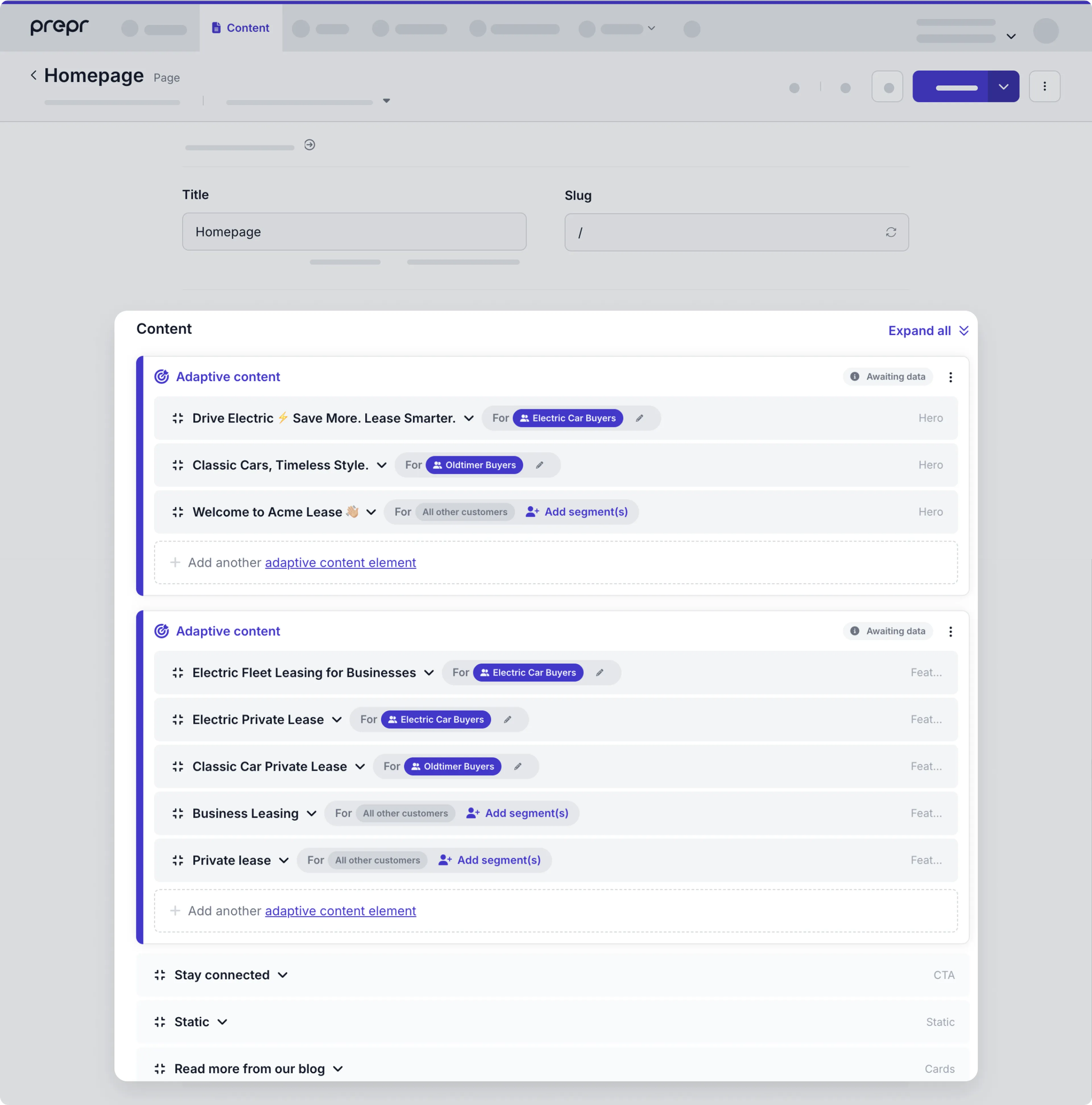 Laravel guide to connect Prepr CMS for dynamic content – Prepr docs