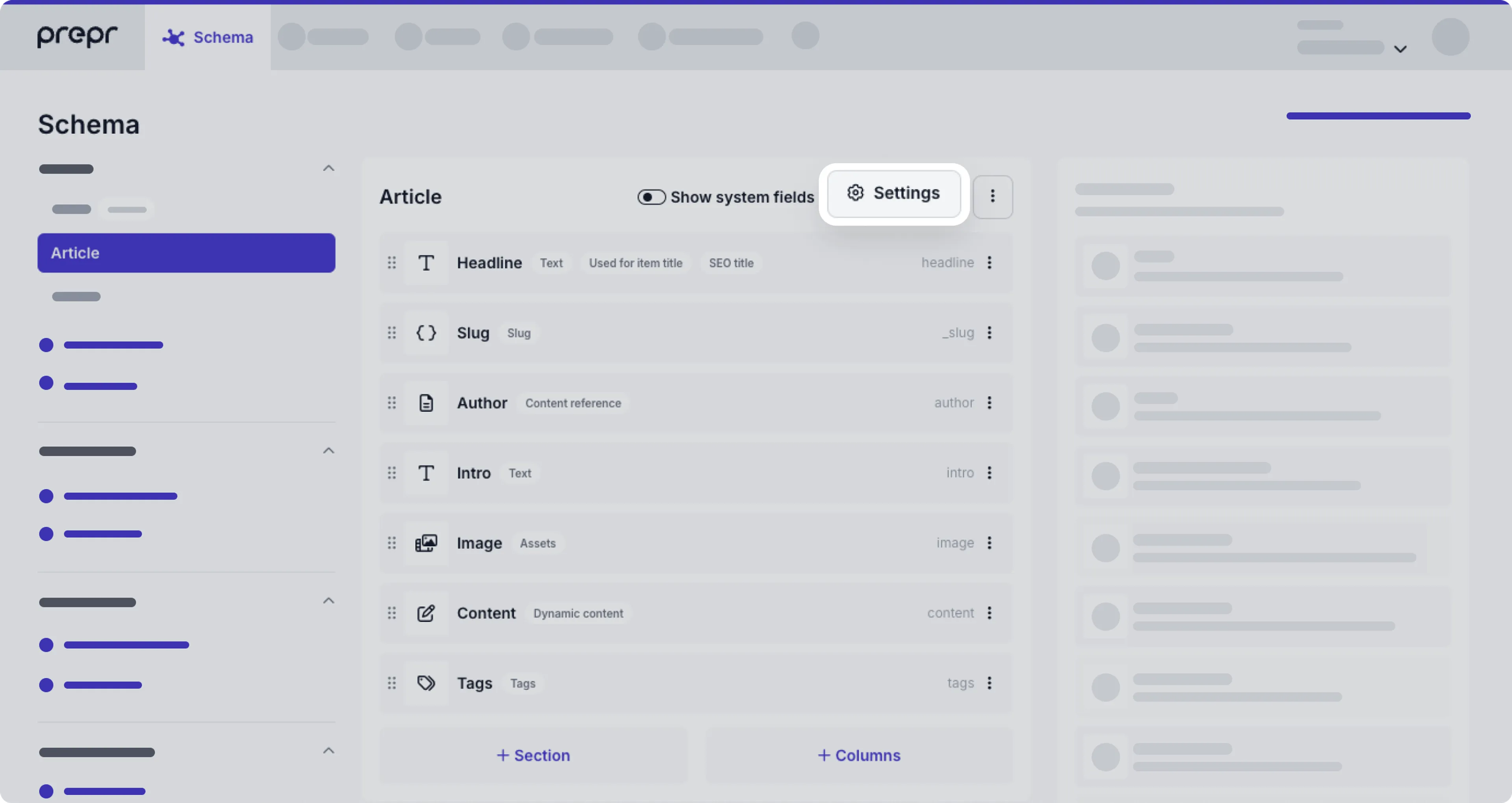 Managing models – Prepr docs